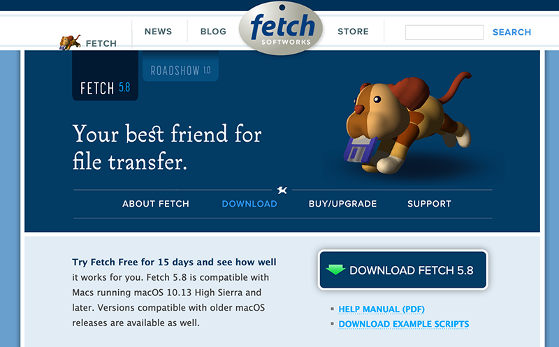 macOS 10.15 で FTP ソフト「Fetch」は使用できますか？